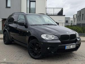 Black BMW X5 2009 in Vilnius, with an engine capacity of 2.99 L and mileage of 460 thousand km for 6800 €, photo  on AUTOMOTO.COM.LV