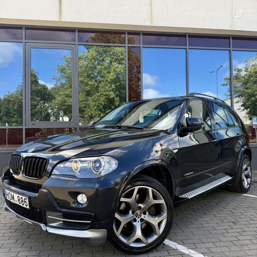 Melns BMW X5 2009 Kaišiadorys, ar dzinēja tilpumu 2.99 L un nobraukumu 400 tūkst. km par 7750 €, foto 6 vietnē AUTOMOTO.COM.LV
