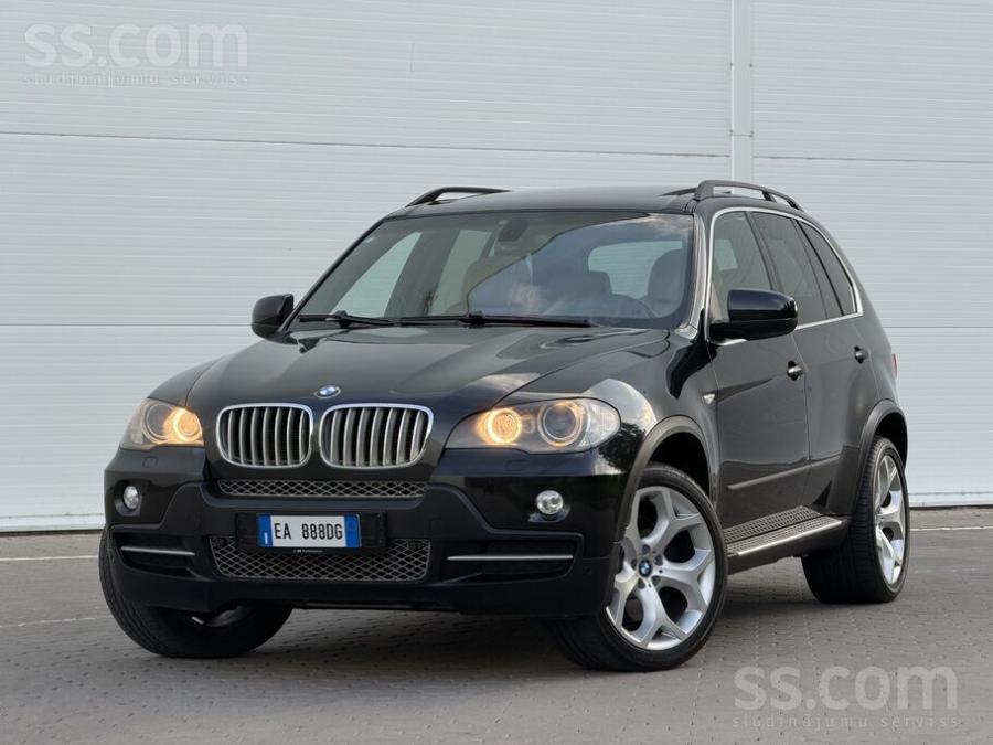 Melns BMW X5 2009 Rīga, ar dzinēja tilpumu 3.00 L un nobraukumu 0 tūkst. km par 12500 €, foto 1 vietnē AUTOMOTO.COM.LV