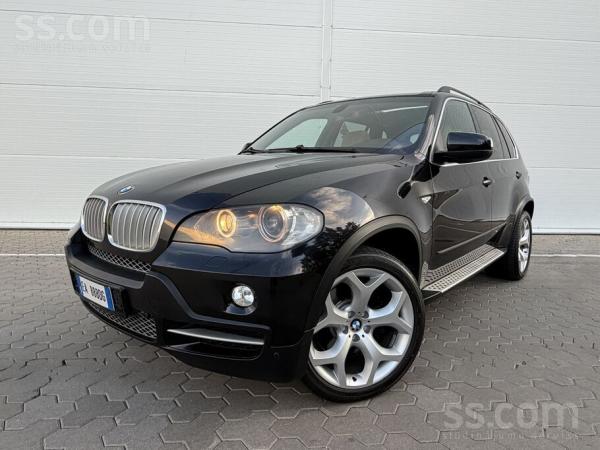 Black BMW X5 2009 in Riga, with an engine capacity of 3.00 L and mileage of 0 thousand km for 12500 €, photo 7 on AUTOMOTO.COM.LV