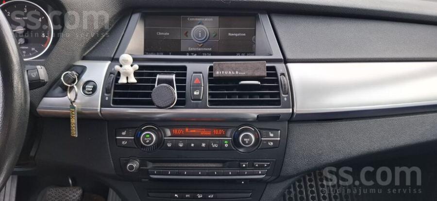 Melns BMW X5 2009 Liepāja, ar dzinēja tilpumu 3.00 L un nobraukumu 269 tūkst. km par 10400 €, foto 7 vietnē AUTOMOTO.COM.LV