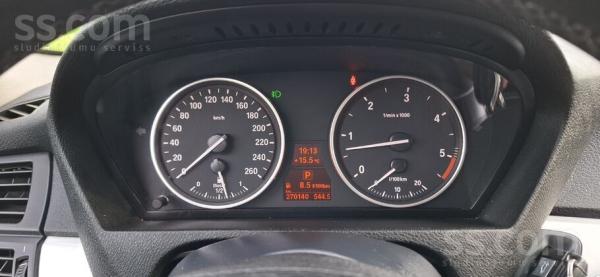 Melns BMW X5 2009 Liepāja, ar dzinēja tilpumu 3.00 L un nobraukumu 269 tūkst. km par 10400 €, foto 7 vietnē AUTOMOTO.COM.LV