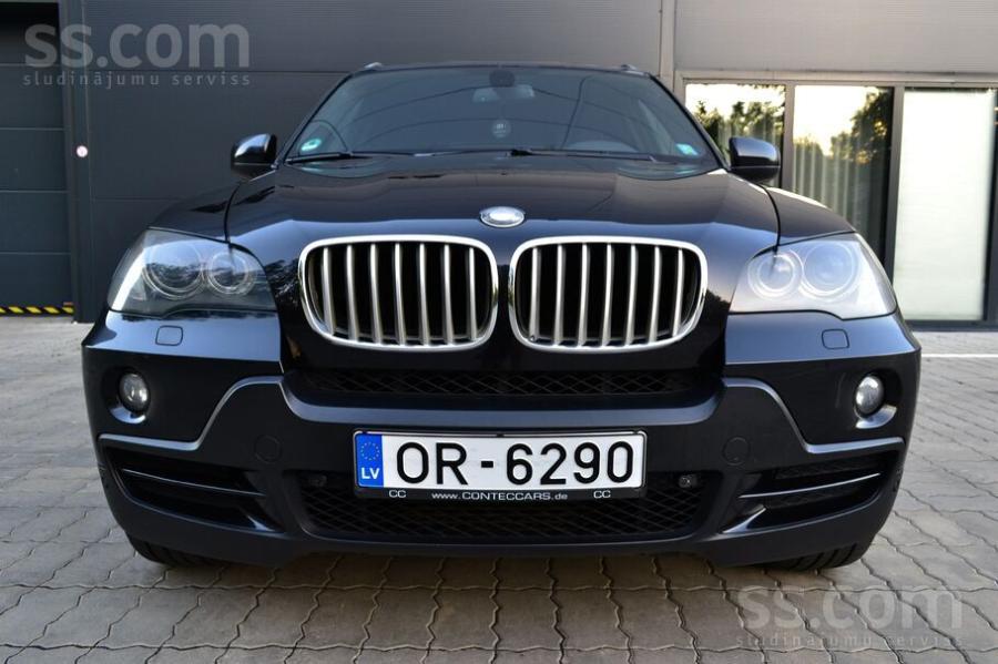 Melns BMW X5 2009 Rīga, ar dzinēja tilpumu 3.00 L un nobraukumu 351 tūkst. km par 8500 €, foto 3 vietnē AUTOMOTO.COM.LV