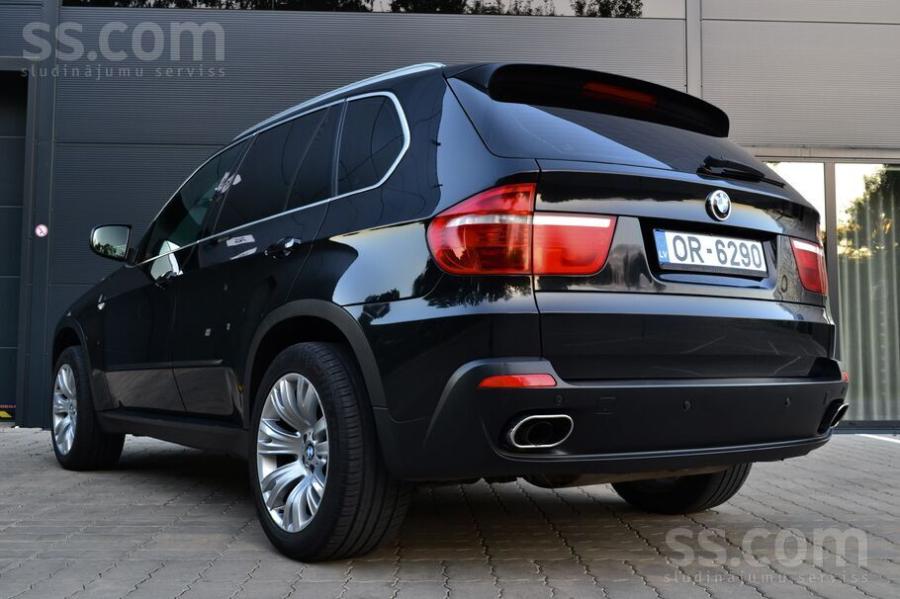Melns BMW X5 2009 Rīga, ar dzinēja tilpumu 3.00 L un nobraukumu 351 tūkst. km par 8500 €, foto 9 vietnē AUTOMOTO.COM.LV