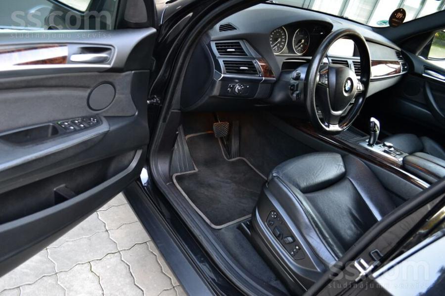 Melns BMW X5 2009 Rīga, ar dzinēja tilpumu 3.00 L un nobraukumu 351 tūkst. km par 8500 €, foto 10 vietnē AUTOMOTO.COM.LV