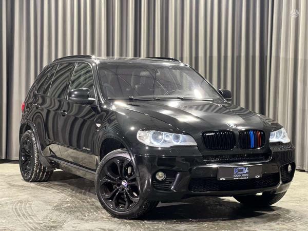 Black BMW X5 2010 in Marijampole, with an engine capacity of 2.99 L and mileage of 278 thousand km for 11250 €, photo 4 on AUTOMOTO.COM.LV