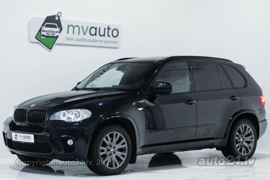 Black BMW X5 2010 in Tallinn, with an engine capacity of 3.00 L and mileage of 321 thousand km for 9990 €, photo 1 on AUTOMOTO.COM.LV