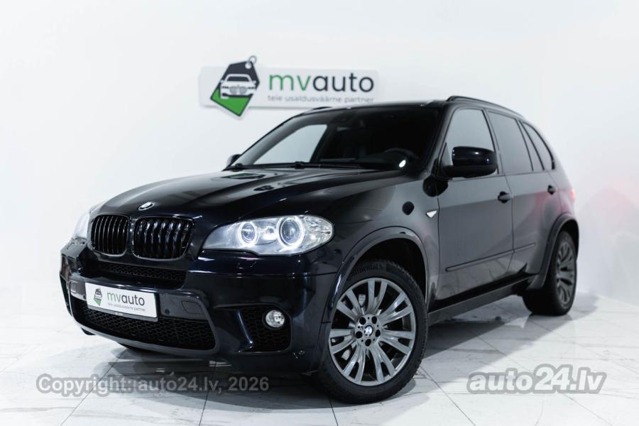 Black BMW X5 2010 in Tallinn, with an engine capacity of 3.00 L and mileage of 321 thousand km for 9990 €, photo 4 on AUTOMOTO.COM.LV