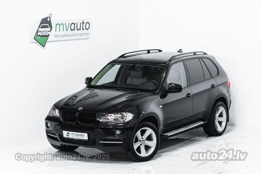 Black BMW X5 2010 in Tallinn, with an engine capacity of 3.00 L and mileage of 388 thousand km for 7990 €, photo 1 on AUTOMOTO.COM.LV