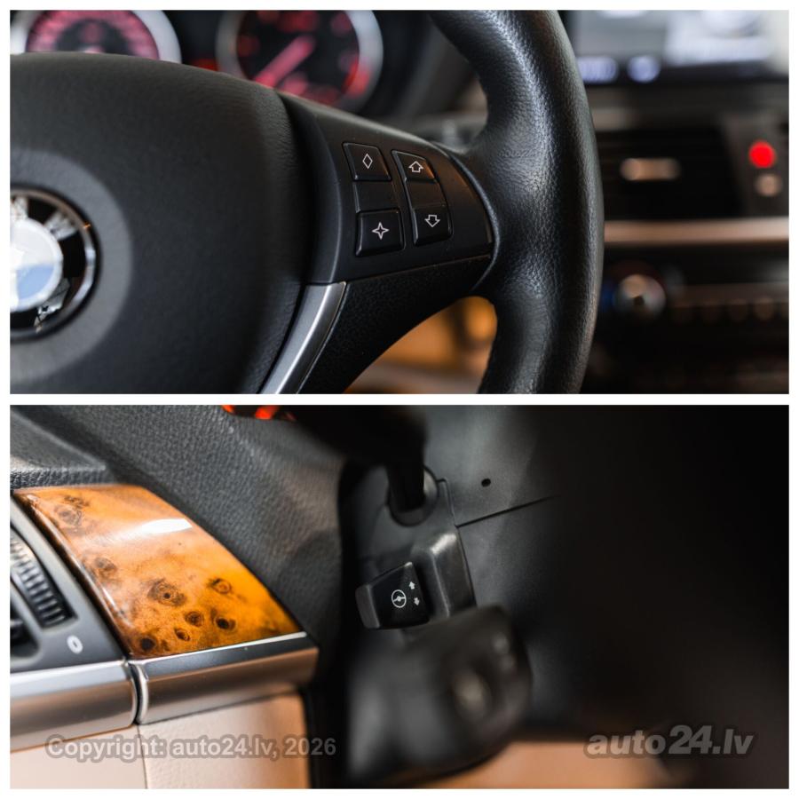 Black BMW X5 2010 in Tallinn, with an engine capacity of 3.00 L and mileage of 388 thousand km for 7990 €, photo 25 on AUTOMOTO.COM.LV
