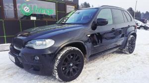 Melns BMW X5 2010 Rīga, ar dzinēja tilpumu 3.00 L un nobraukumu 320 tūkst. km par 8900 €, foto  vietnē AUTOMOTO.COM.LV