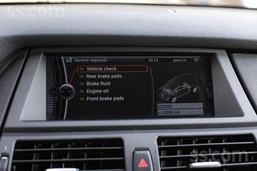 Melns BMW X5 2010 Rīga, ar dzinēja tilpumu 3.00 L un nobraukumu 329 tūkst. km par 8990 €, foto 23 vietnē AUTOMOTO.COM.LV