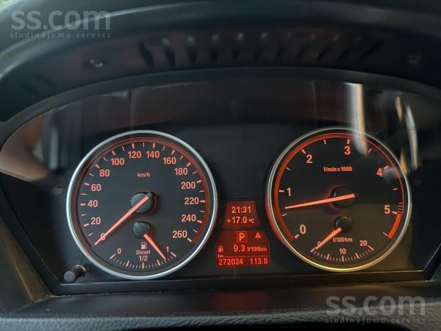 Melns BMW X5 2010 Ogre, ar dzinēja tilpumu 3.00 L un nobraukumu 272 tūkst. km par 12500 €, foto 8 vietnē AUTOMOTO.COM.LV