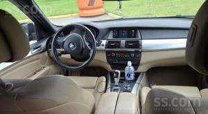 Black BMW X5 2010 in Riga, with an engine capacity of 3.00 L and mileage of 343 thousand km for 6500 €, photo 6 on AUTOMOTO.COM.LV