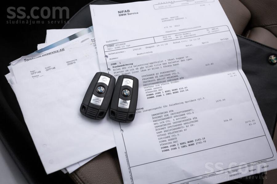 Black BMW X5 2010 in Jelgava, with an engine capacity of 3.00 L and mileage of 263 thousand km for 9450 €, photo 33 on AUTOMOTO.COM.LV