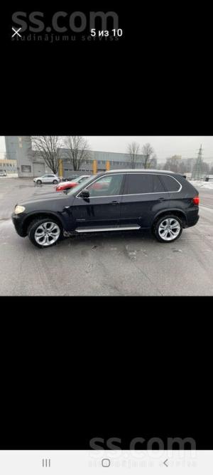 Melns BMW X5 2010 Rīga, ar dzinēja tilpumu 3.00 L un nobraukumu 288 tūkst. km par 12000 €, foto 3 vietnē AUTOMOTO.COM.LV