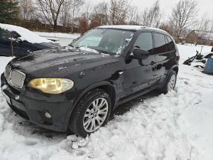 Black BMW X5 2011 in Klaipeda, with an engine capacity of 2.99 L and mileage of 217 thousand km for 9250 €, photo  on AUTOMOTO.COM.LV