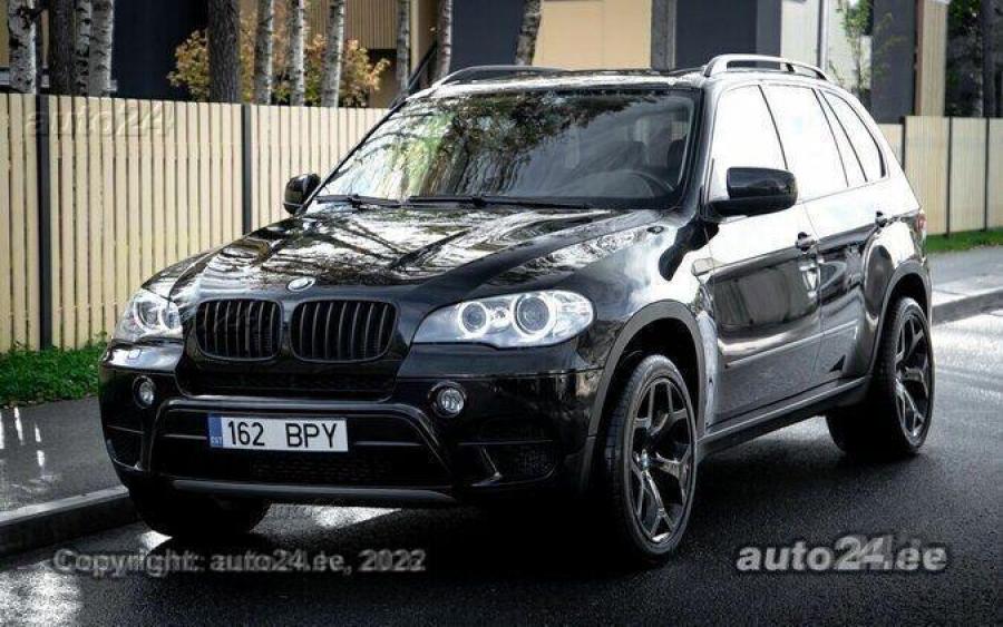 Black BMW X5 2011 in Johvi, with an engine capacity of 3.50 L and mileage of 220 thousand km for 11900 €, photo 8 on AUTOMOTO.COM.LV