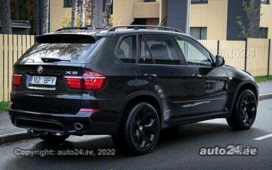 Black BMW X5 2011 in Johvi, with an engine capacity of 3.50 L and mileage of 220 thousand km for 11900 €, photo 10 on AUTOMOTO.COM.LV