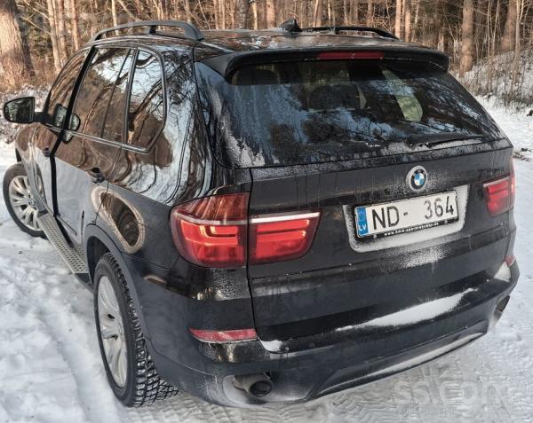 Melns BMW X5 2011 Cēsis, ar dzinēja tilpumu 3.00 L un nobraukumu 195 tūkst. km par 12000 €, foto 5 vietnē AUTOMOTO.COM.LV