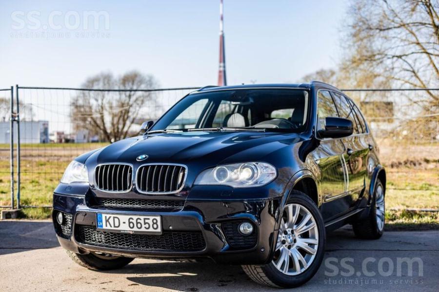 Melns BMW X5 2011 Rīga, ar dzinēja tilpumu 3.00 L un nobraukumu 296 tūkst. km par 11990 €, foto 1 vietnē AUTOMOTO.COM.LV