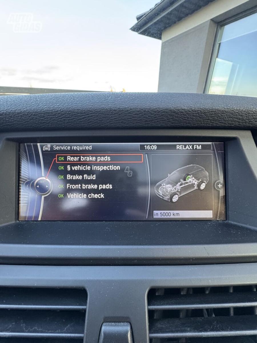 Melns BMW X5 2011 Kauņa, ar dzinēja tilpumu 3.00 L un nobraukumu 403 tūkst. km par 8100 €, foto 5 vietnē AUTOMOTO.COM.LV