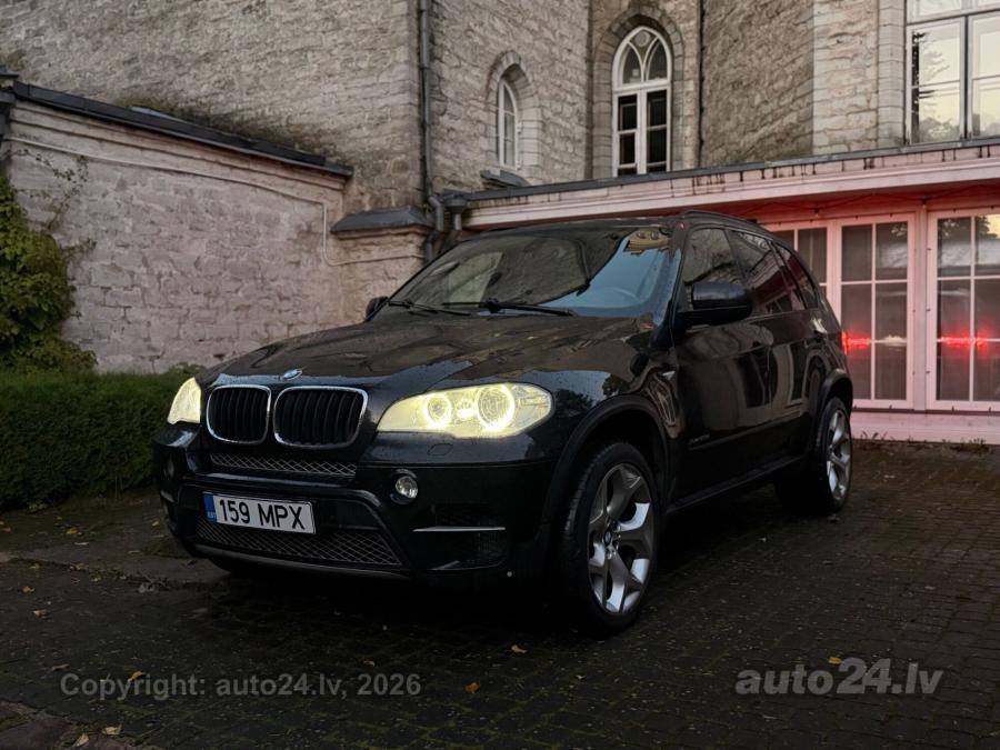 Black BMW X5 2011 in Tallinn, with an engine capacity of 3.00 L and mileage of 395 thousand km for 11000 €, photo 1 on AUTOMOTO.COM.LV