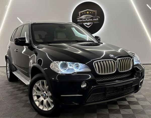 Black BMW X5 2012 in Marijampole, with an engine capacity of 2.99 L and mileage of 298 thousand km for 11750 €, photo 1 on AUTOMOTO.COM.LV