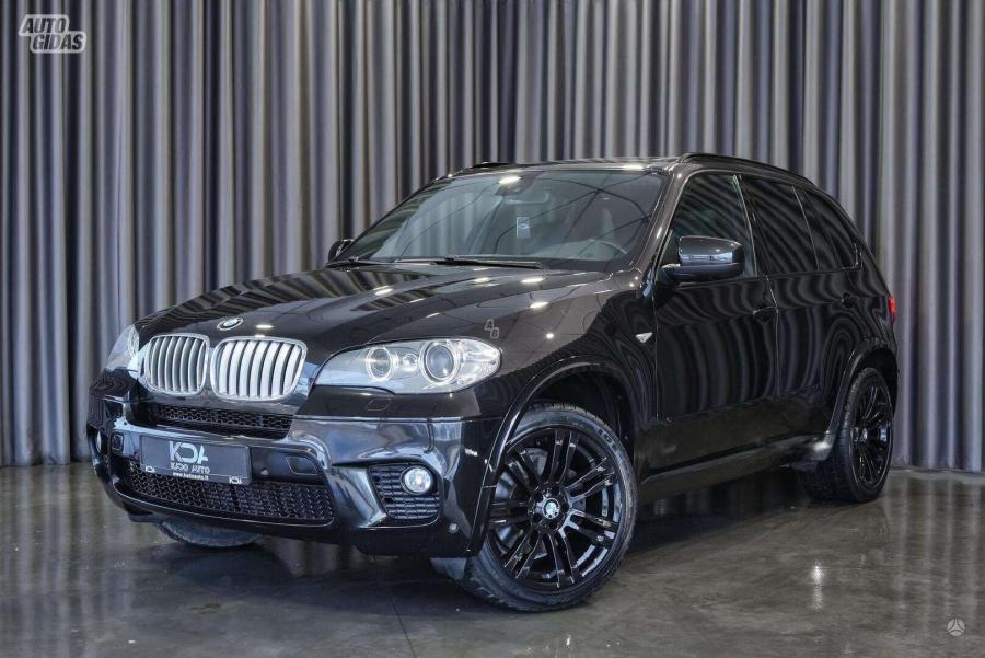 Black BMW X5 2012 in Marijampole, with an engine capacity of 3.00 L and mileage of 216 thousand km for 13150 €, photo 6 on AUTOMOTO.COM.LV