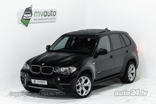 Black BMW X5 2012 in Tallinn, with an engine capacity of 3.00 L and mileage of 266 thousand km for 10990 €, photo 1 on AUTOMOTO.COM.LV