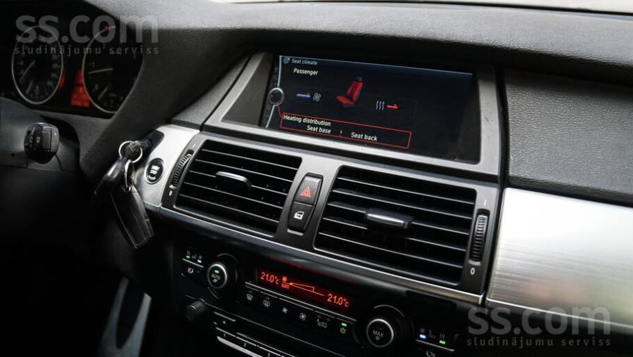 Melns BMW X5 2012 Rīga, ar dzinēja tilpumu 3.00 L un nobraukumu 357 tūkst. km par 9950 €, foto 17 vietnē AUTOMOTO.COM.LV