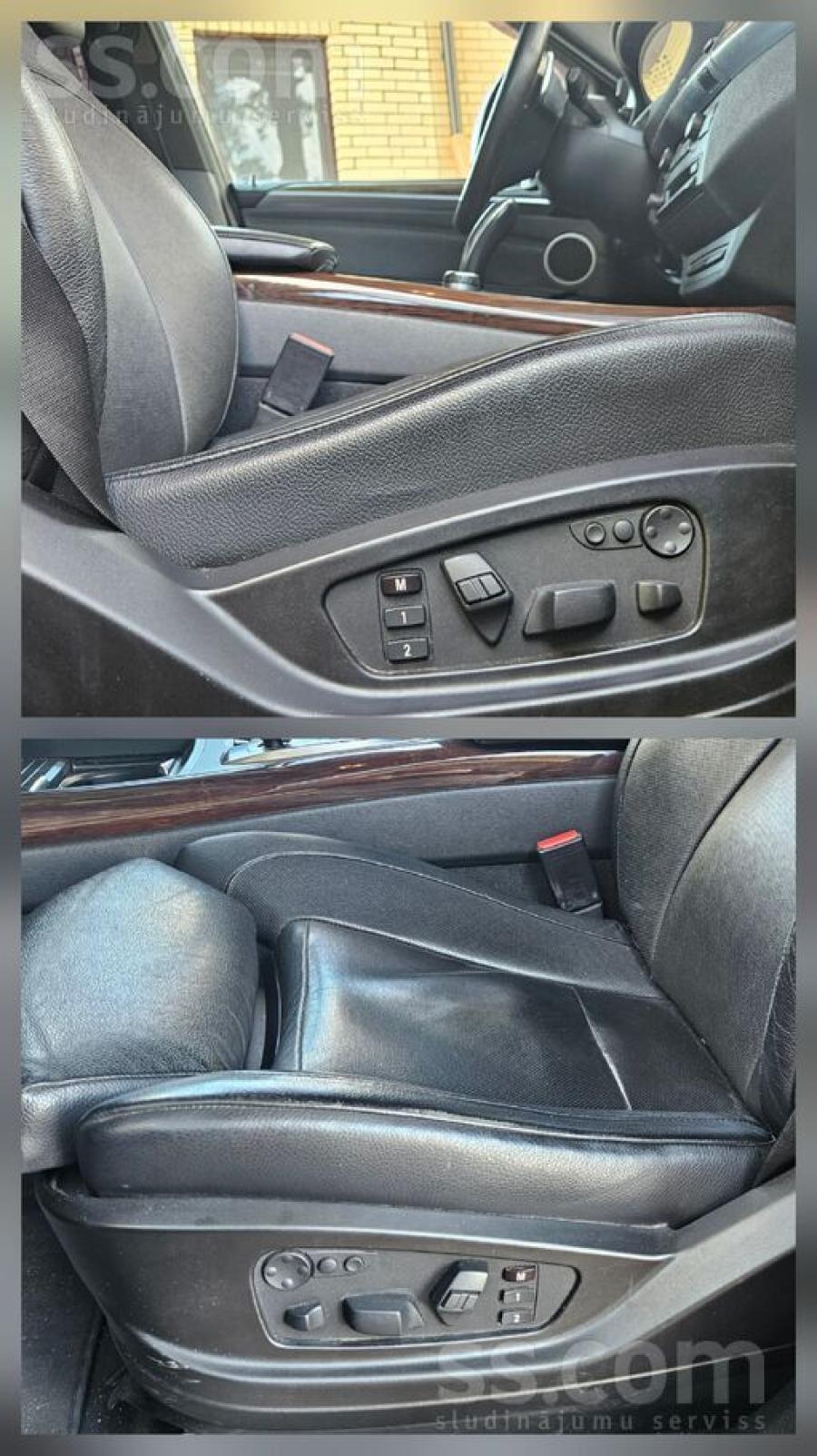 Black BMW X5 2012 in Cesis, with an engine capacity of 3.00 L and mileage of 264 thousand km for 13300 €, photo 14 on AUTOMOTO.COM.LV
