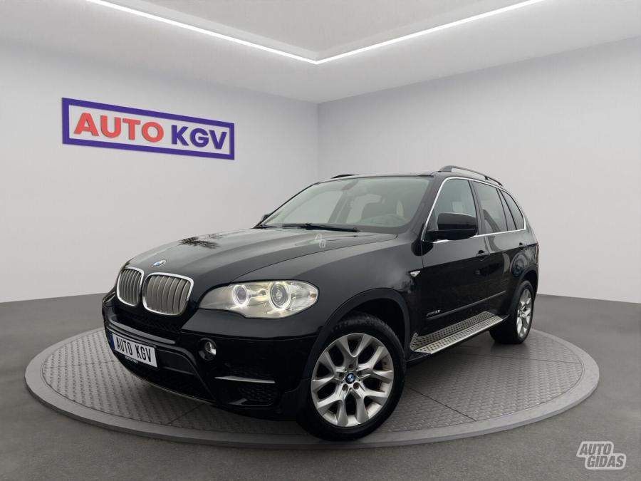 Black BMW X5 2013 in Vilnius, with an engine capacity of 3.00 L and mileage of 249 thousand km for 11999 €, photo 1 on AUTOMOTO.COM.LV