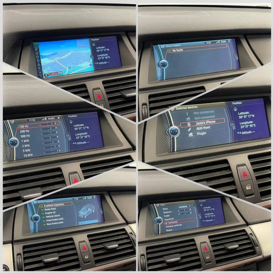 Black BMW X5 2013 in Jurmala, with an engine capacity of 3.00 L and mileage of 284 thousand km for 15695 €, photo 32 on AUTOMOTO.COM.LV