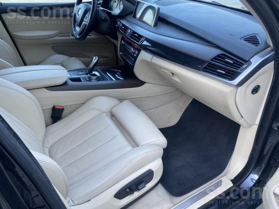 Melns BMW X5 2014 Rīga, ar dzinēja tilpumu 3.00 L un nobraukumu 245 tūkst. km par 6450 €, foto 26 vietnē AUTOMOTO.COM.LV