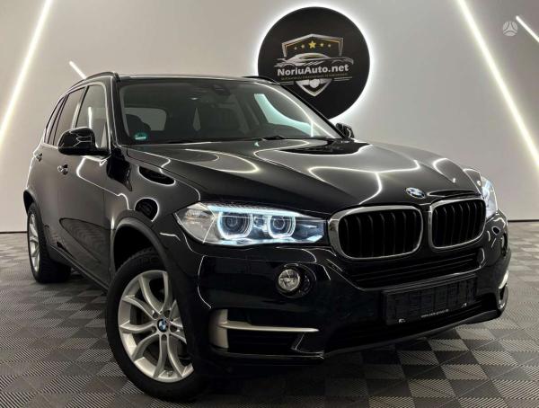 Black BMW X5 2014 in Marijampole, with an engine capacity of 2.99 L and mileage of 169 thousand km for 17650 €, photo 1 on AUTOMOTO.COM.LV