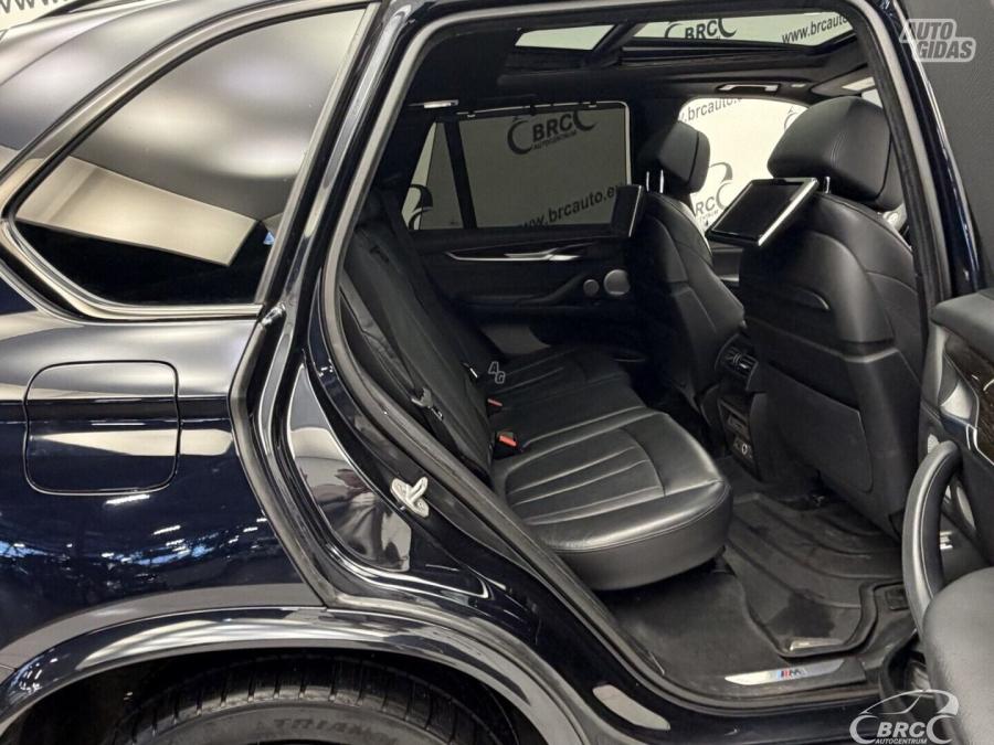 Black BMW X5 2014 in Avizieniai, with an engine capacity of 4.40 L and mileage of 178 thousand km for 18900 €, photo 10 on AUTOMOTO.COM.LV