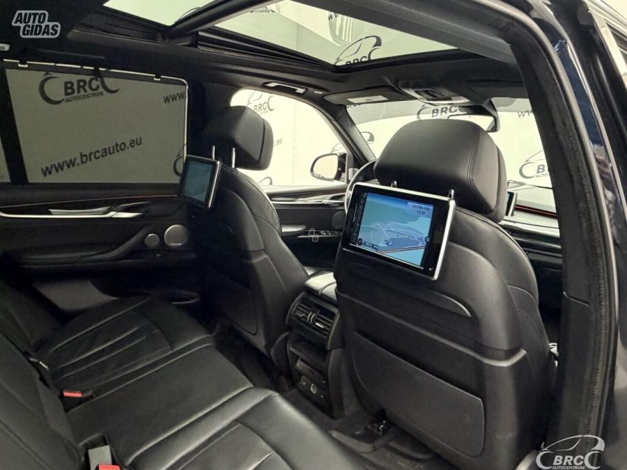 Black BMW X5 2014 in Avizieniai, with an engine capacity of 4.40 L and mileage of 178 thousand km for 18900 €, photo 12 on AUTOMOTO.COM.LV