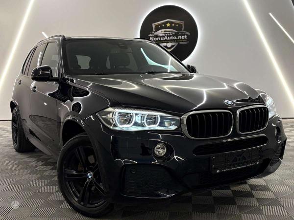 Black BMW X5 2014 in Marijampole, with an engine capacity of 2.99 L and mileage of 222 thousand km for 19650 €, photo 1 on AUTOMOTO.COM.LV