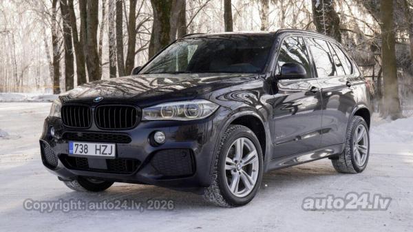 Black BMW X5 2014 in Tartu, with an engine capacity of 3.00 L and mileage of 247 thousand km for 23900 €, photo 2 on AUTOMOTO.COM.LV