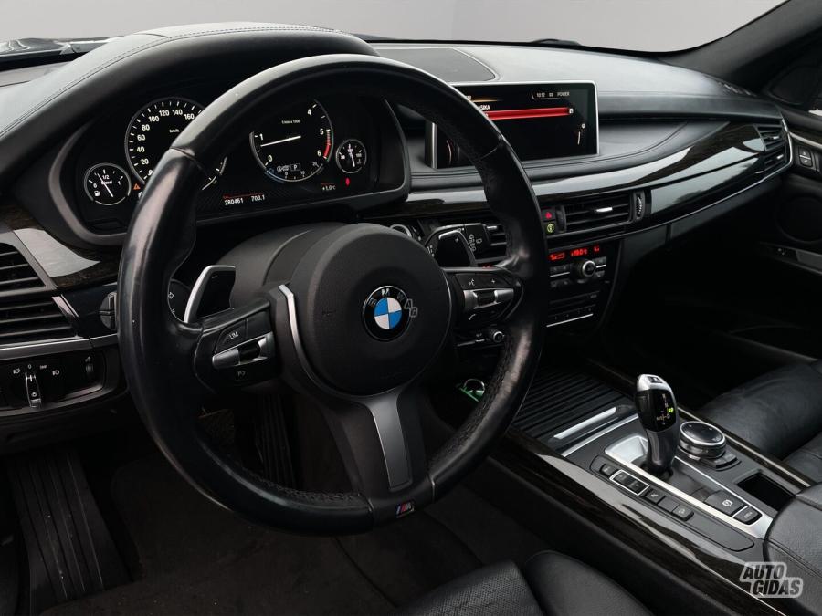 Melns BMW X5 2014 Viļņa, ar dzinēja tilpumu 3.00 L un nobraukumu 281 tūkst. km par 19499 €, foto 14 vietnē AUTOMOTO.COM.LV