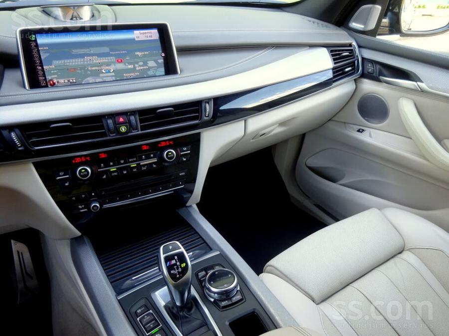 Black BMW X5 2014 in Riga, with an engine capacity of 3.00 L and mileage of 266 thousand km for 19900 €, photo 11 on AUTOMOTO.COM.LV