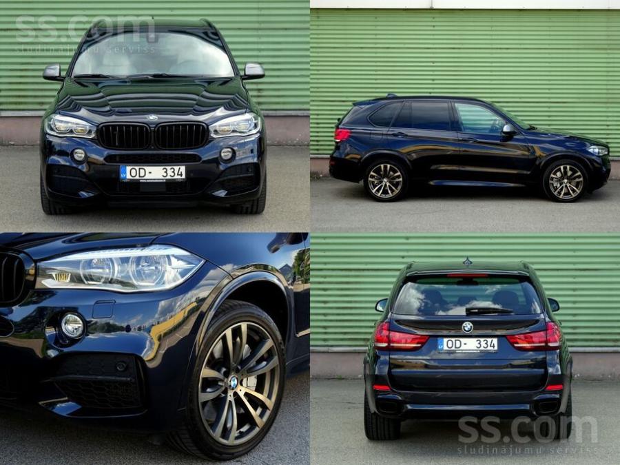 Black BMW X5 2014 in Riga, with an engine capacity of 3.00 L and mileage of 266 thousand km for 19900 €, photo 12 on AUTOMOTO.COM.LV