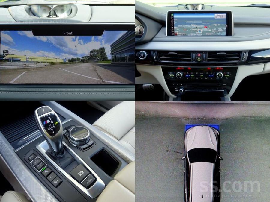Black BMW X5 2014 in Riga, with an engine capacity of 3.00 L and mileage of 266 thousand km for 19900 €, photo 14 on AUTOMOTO.COM.LV