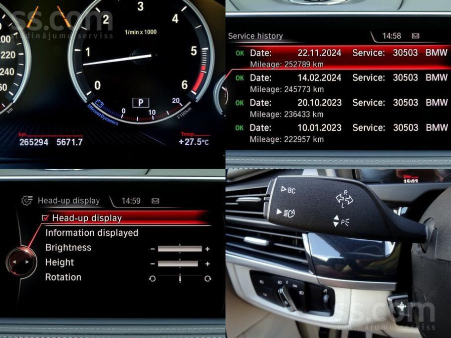 Black BMW X5 2014 in Riga, with an engine capacity of 3.00 L and mileage of 266 thousand km for 19900 €, photo 16 on AUTOMOTO.COM.LV