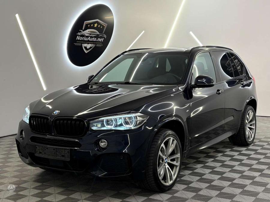 Black BMW X5 2014 in Marijampole, with an engine capacity of 2.99 L and mileage of 274 thousand km for 21650 €, photo 38 on AUTOMOTO.COM.LV
