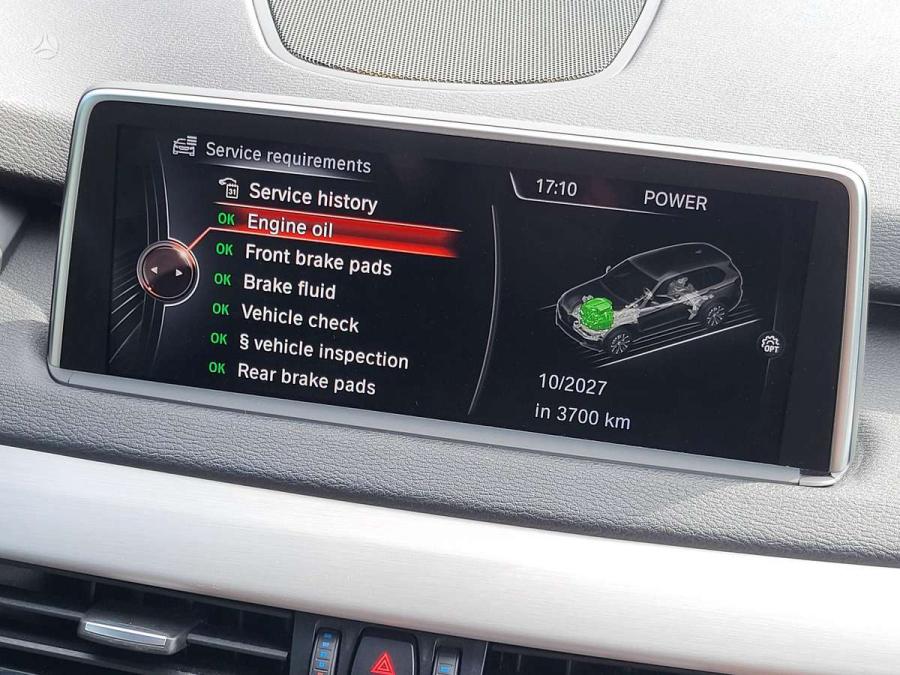 Black BMW X5 2014 in Vilnius, with an engine capacity of 2.99 L and mileage of 276 thousand km for 19850 €, photo 26 on AUTOMOTO.COM.LV