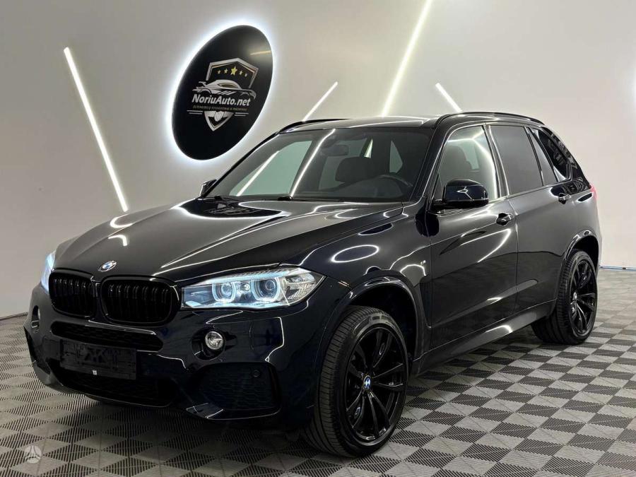 Black BMW X5 2014 in Marijampole, with an engine capacity of 2.99 L and mileage of 260 thousand km for 19750 €, photo 26 on AUTOMOTO.COM.LV