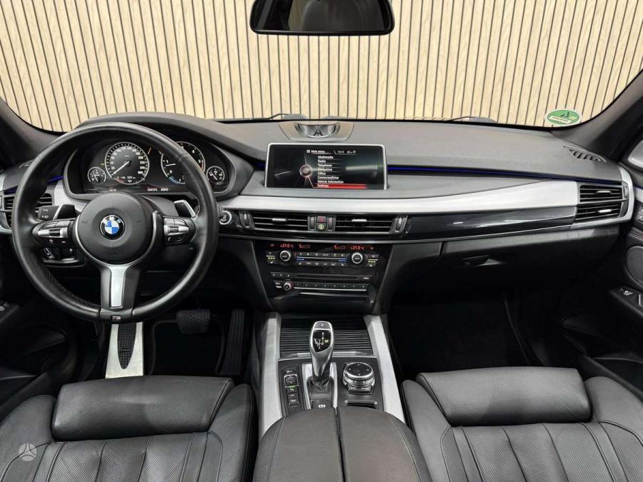 Black BMW X5 2014 in Marijampole, with an engine capacity of 2.99 L and mileage of 334 thousand km for 18750 €, photo 24 on AUTOMOTO.COM.LV
