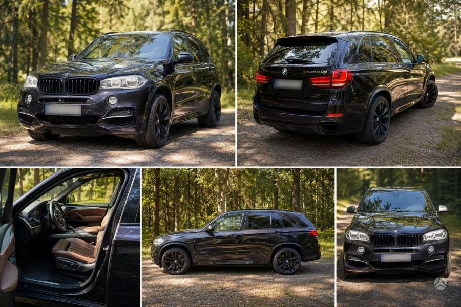 Black BMW X5 2014 in Klaipeda, with an engine capacity of 2.99 L and mileage of 305 thousand km for 17100 €, photo 3 on AUTOMOTO.COM.LV